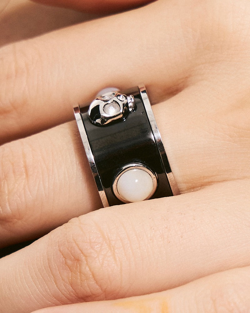Deep Sea Echo Skull Ring – 宵